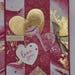 Pink and Gold Hearts - Handmade Valentines Day Greeting Card - Love You ...