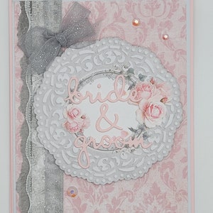 Handmade "bride & Groom" Wedding Card - Etsy