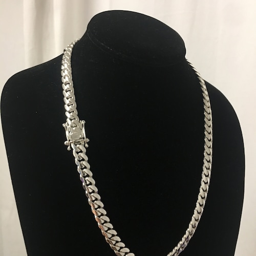 9mm 999 Pure Solid Silver Hand Made Cuban Link Chain 24in - Etsy
