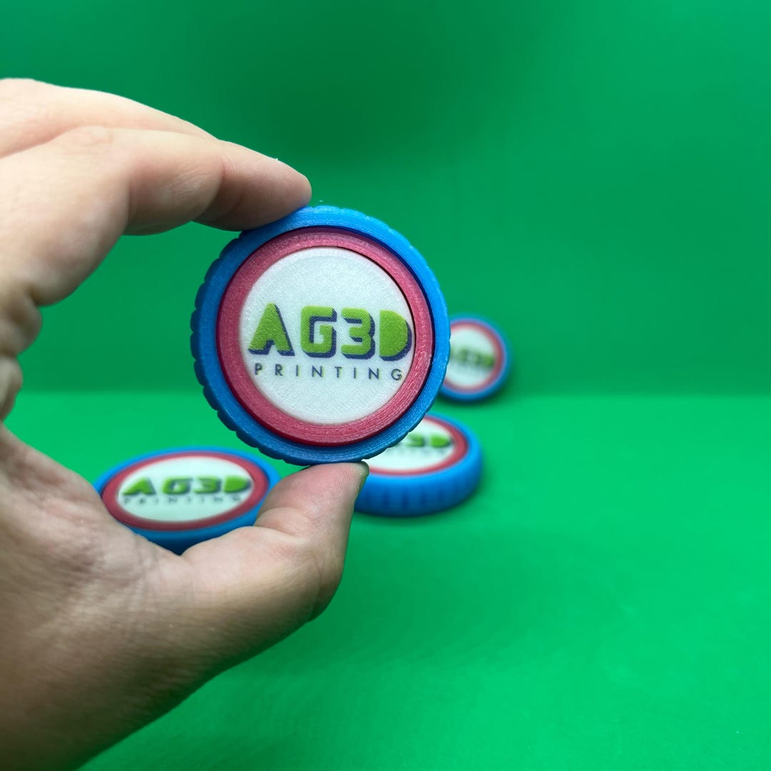 Custom 3D Printed Fidget Spinner for Business Trade Shows, Company Swag ...