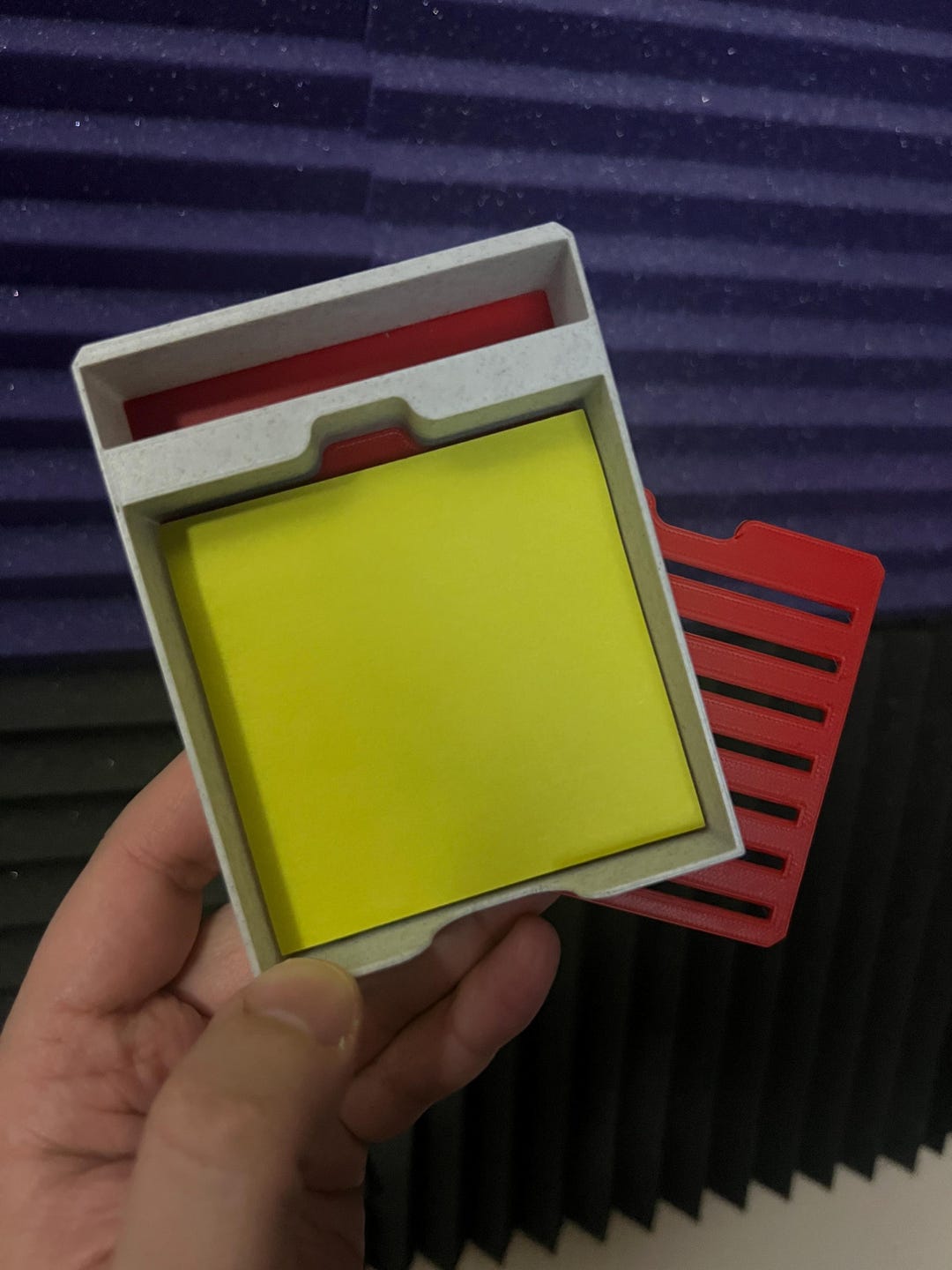 3D Printed Sticky Note Organizer | Desk Productivity Tool With ...
