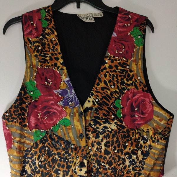 80s Vest - Etsy