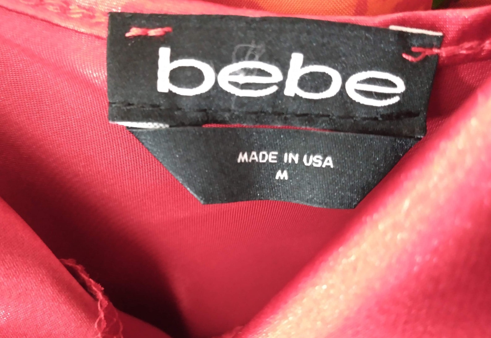 Vintage BEBE Red Satin Nightgown, Drapey Neckline, Size M - Etsy
