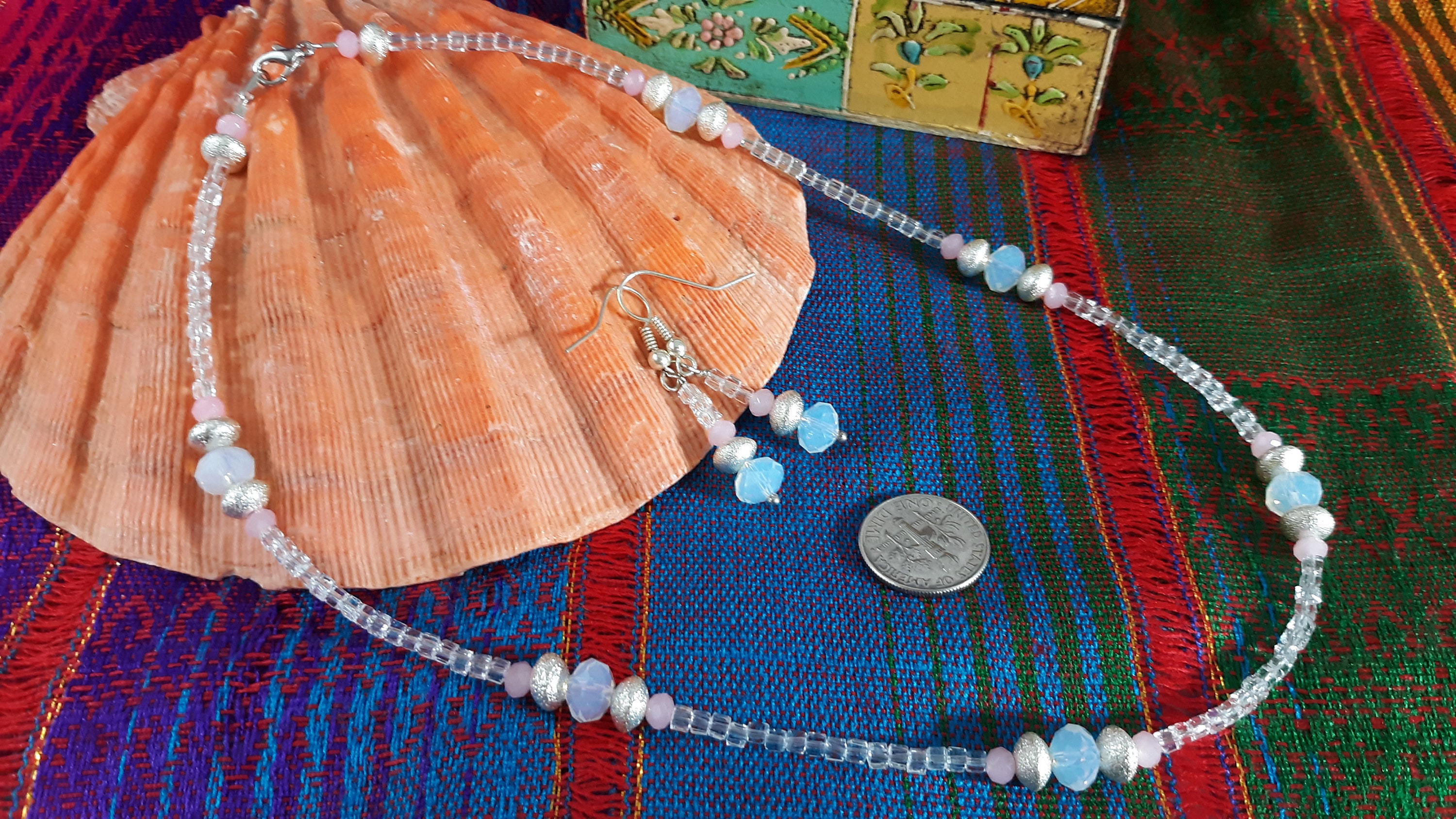 Womens Handcrafted Jewelry Necklace Earrings Set Artist | Etsy