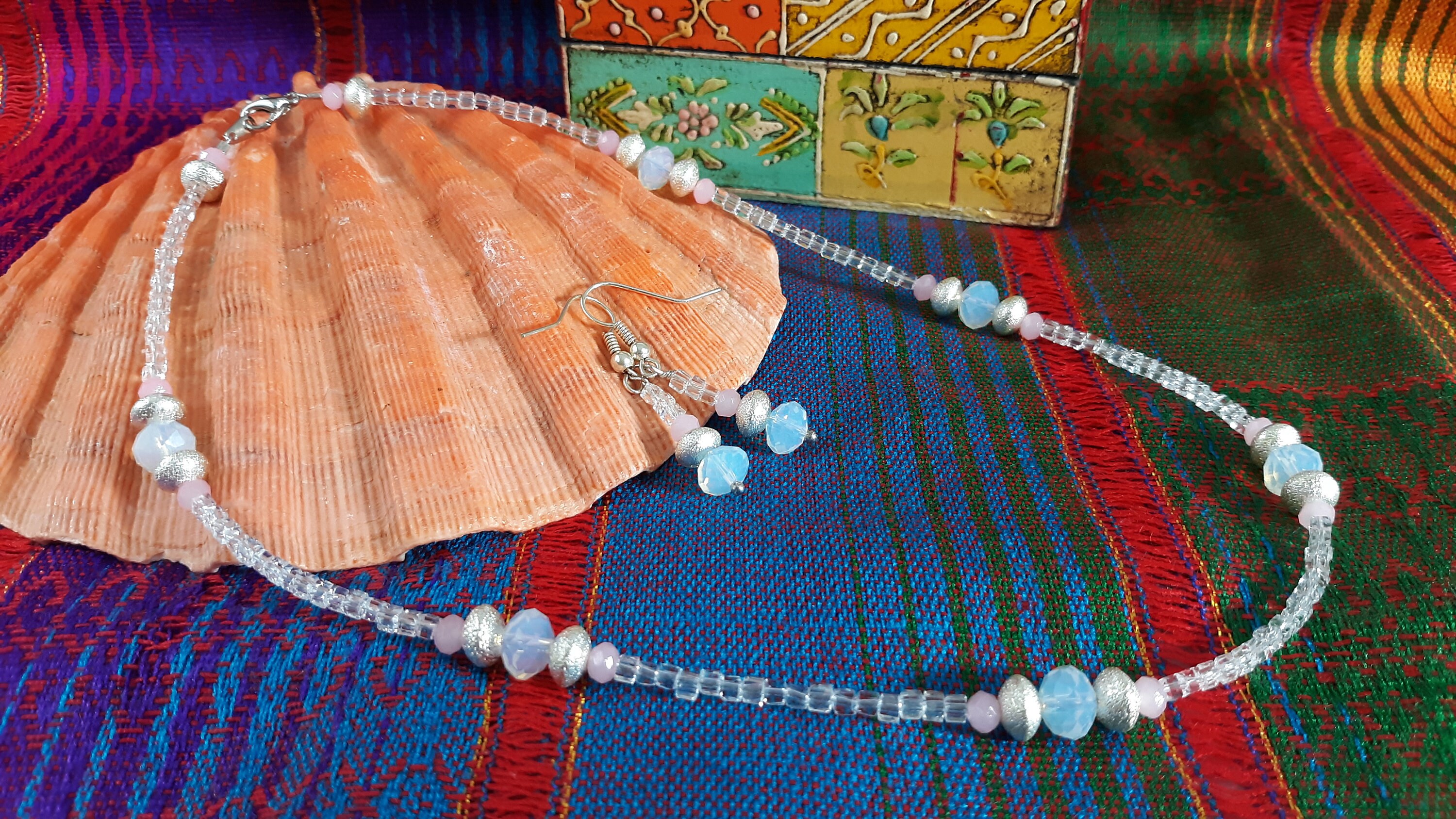 Womens Handcrafted Jewelry Necklace Earrings Set Artist | Etsy