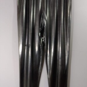 70's Disco Pants Women's Silver Black Silky Drapy - Etsy