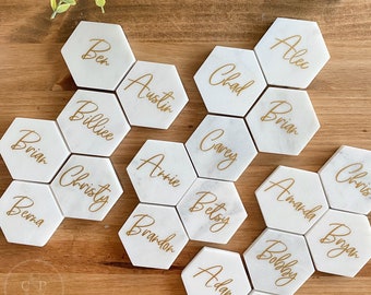 Coaster Place Cards | Etsy
