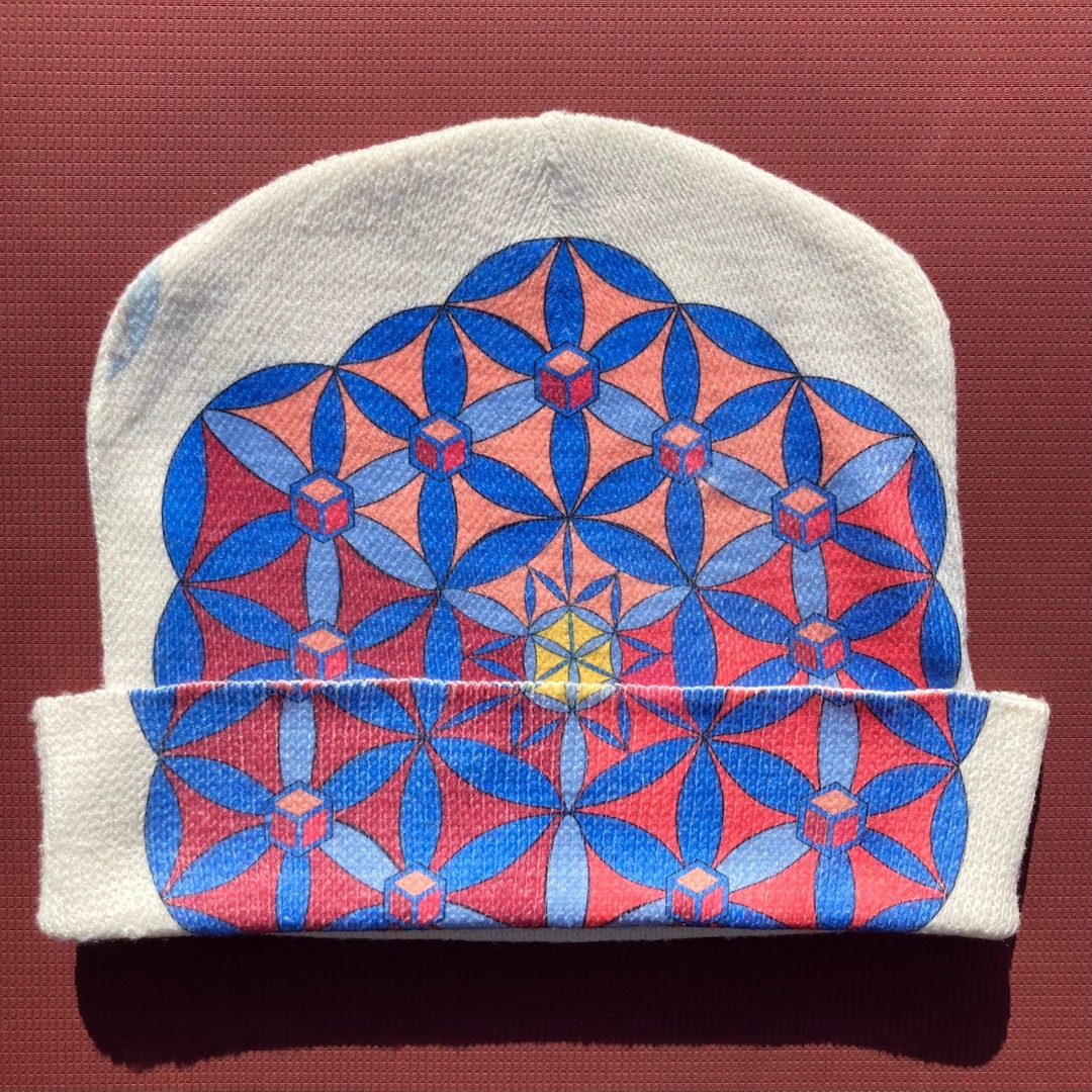 Converge Cube Beanie White - Etsy