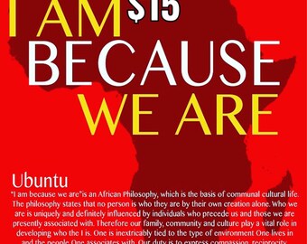 I am because we are | Etsy