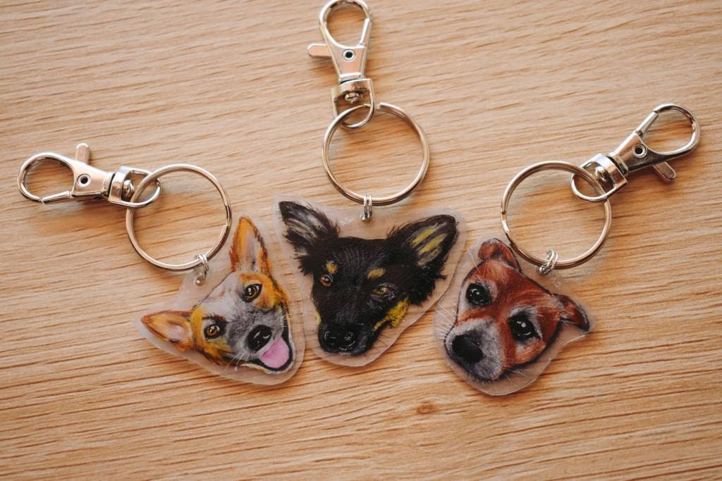 Custom Pet Keyrings | Etsy Australia