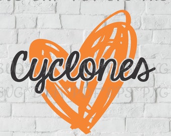 Cyclones Football Shirt Svg - Etsy