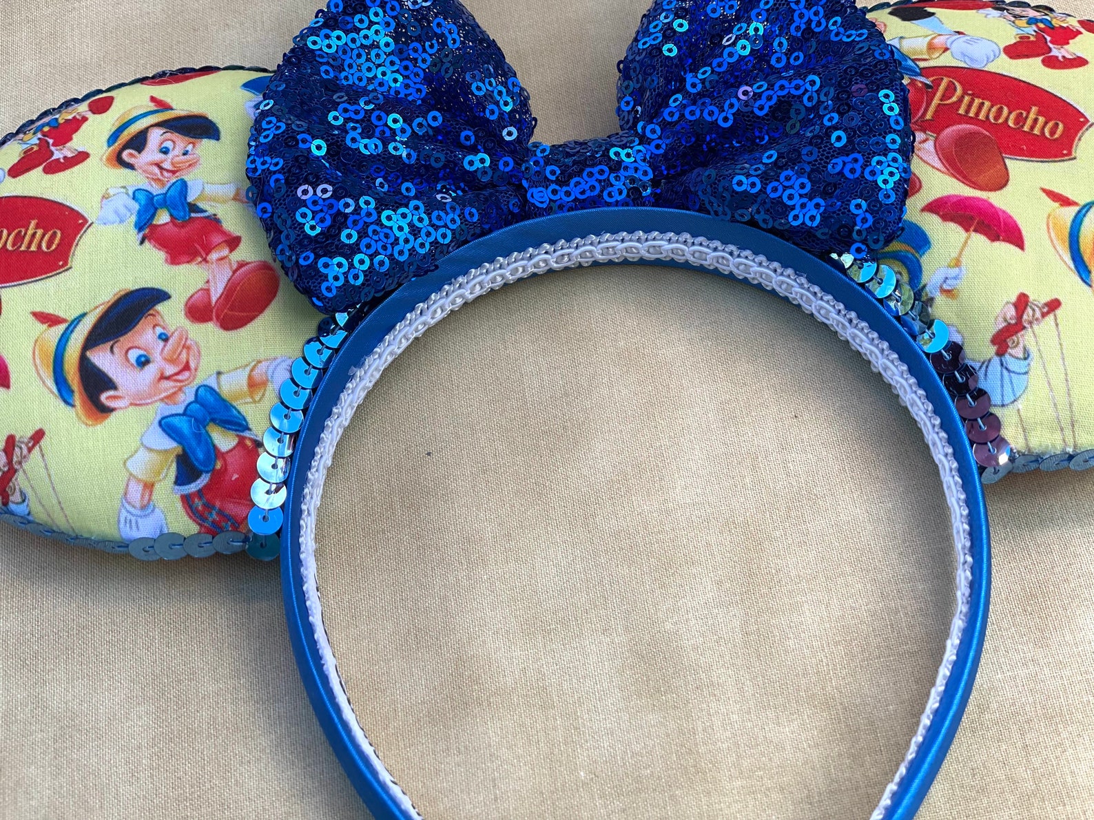 Pinocchio Mickey Mouse Ears, Mickey Mouse Ears - Etsy