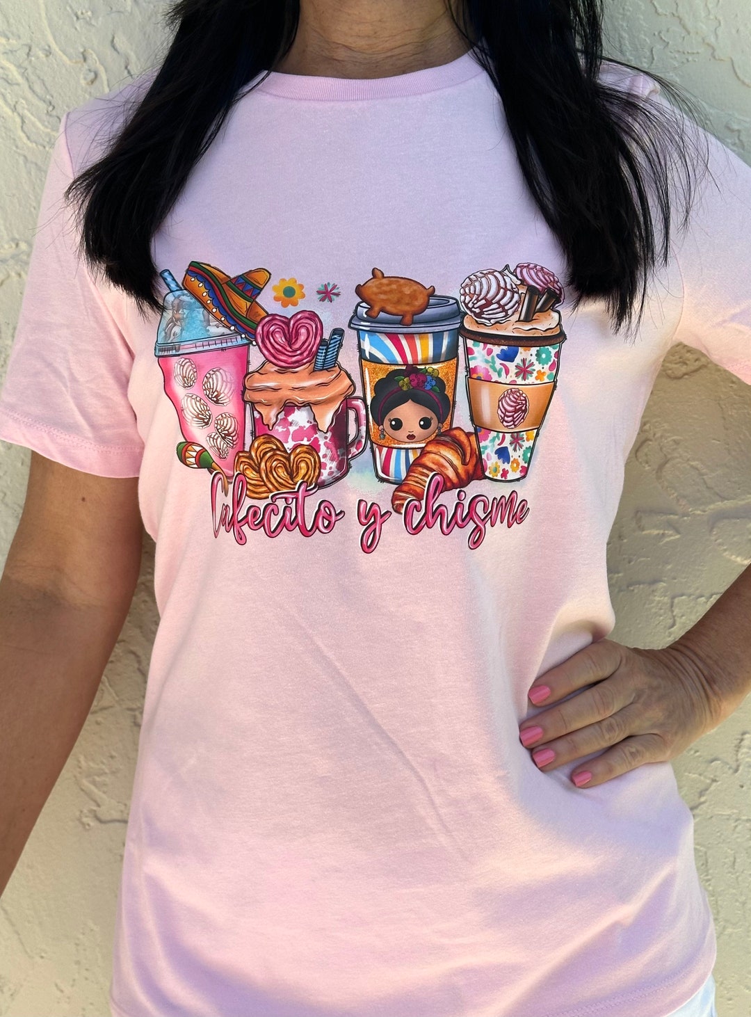 Cafecito Y Chisme Shirt Graphic T-shirt Mothers Day Gift - Etsy
