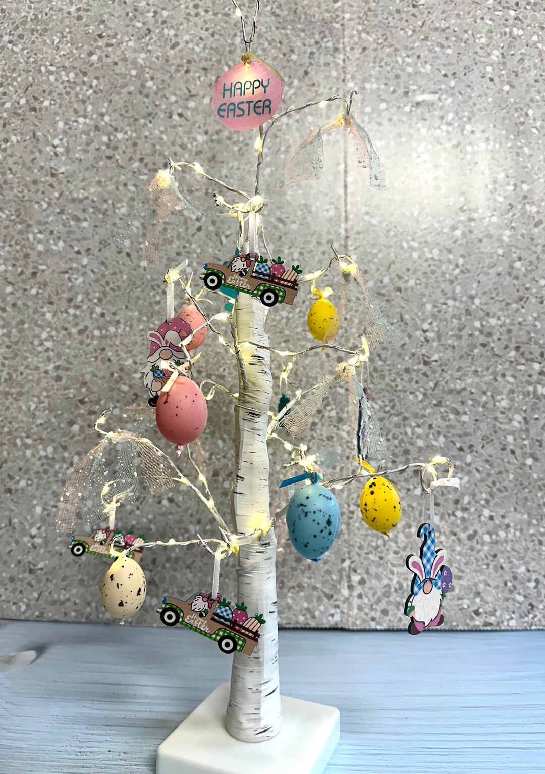 Lighted Easter Tree, Birch Easter Tree, Spring Decoration - Etsy