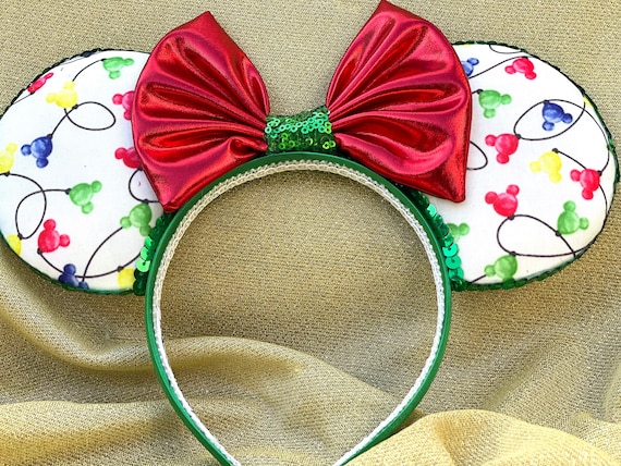 Christmas Mickey Ears Mickey Mouse Ears Holidays Mickey Ears - Etsy