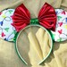 Christmas Mickey Ears Mickey Mouse Ears Holidays Mickey Ears - Etsy