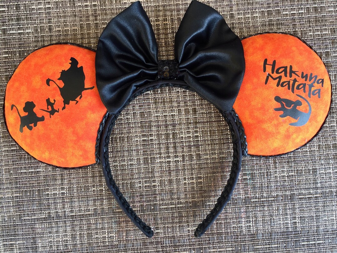 Lion King Inspired Ears, Animal Kingdom Ears, Mouse Ears, Simba Ears ...