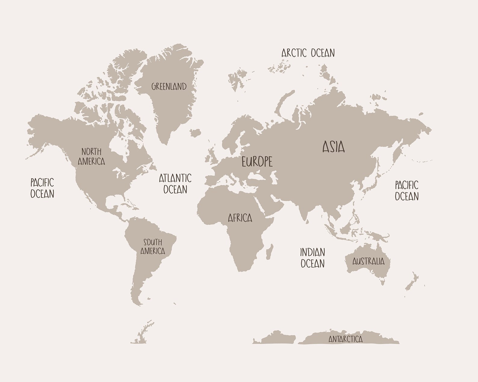 World Map World SVG Hand Drawn World Map Cricut Svg PNG | Etsy