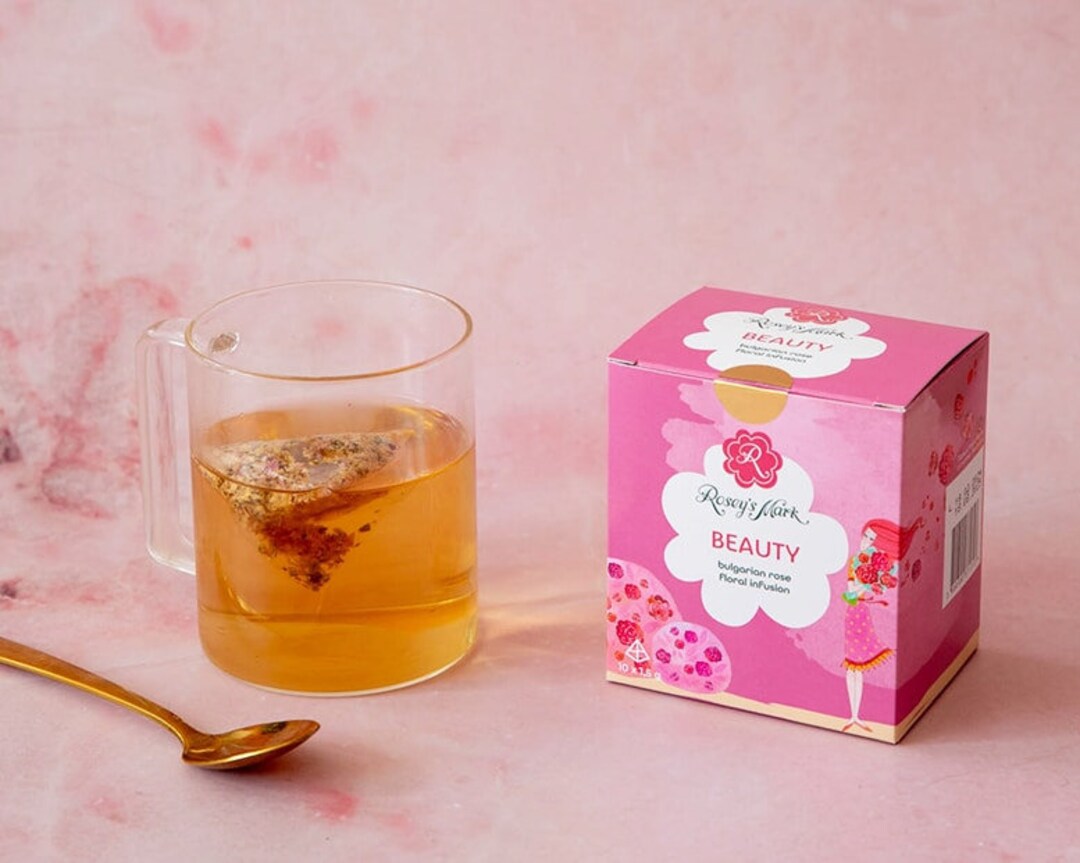 Bulgarian Rose TEA Beauty Floral Infusion Premium Dry Flowers in Tea ...