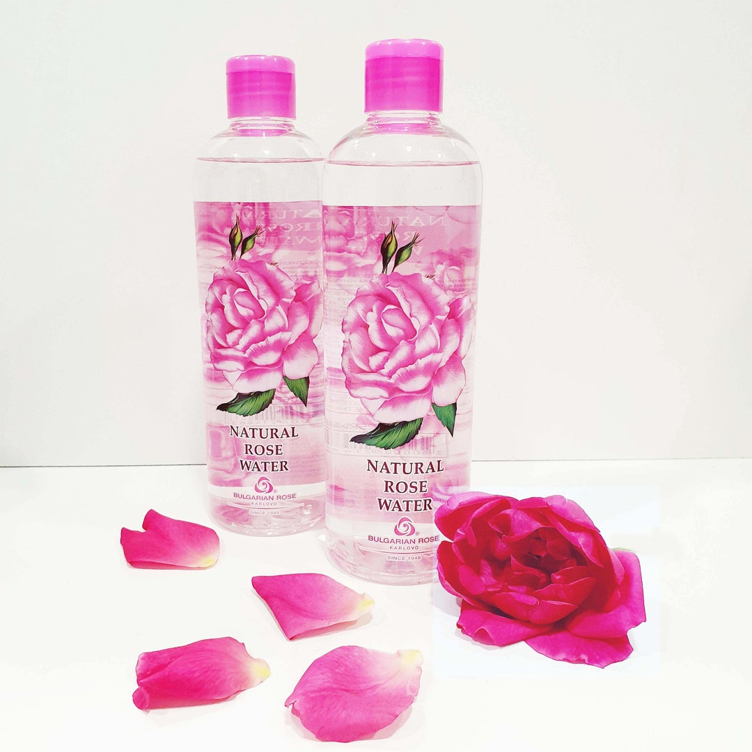2 Bottles X Natural Rose Water Rose Damascene Flower Water for - Etsy