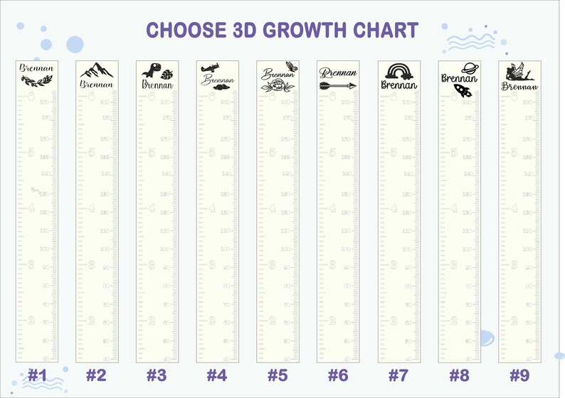 Personalized Dinosaur Wooden Growth Chart Ruler, Nursery Decor - Etsy