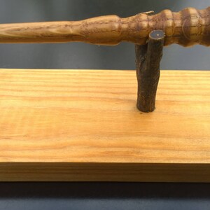 Handmade Dainty Red Oak Wand With Stand - Etsy