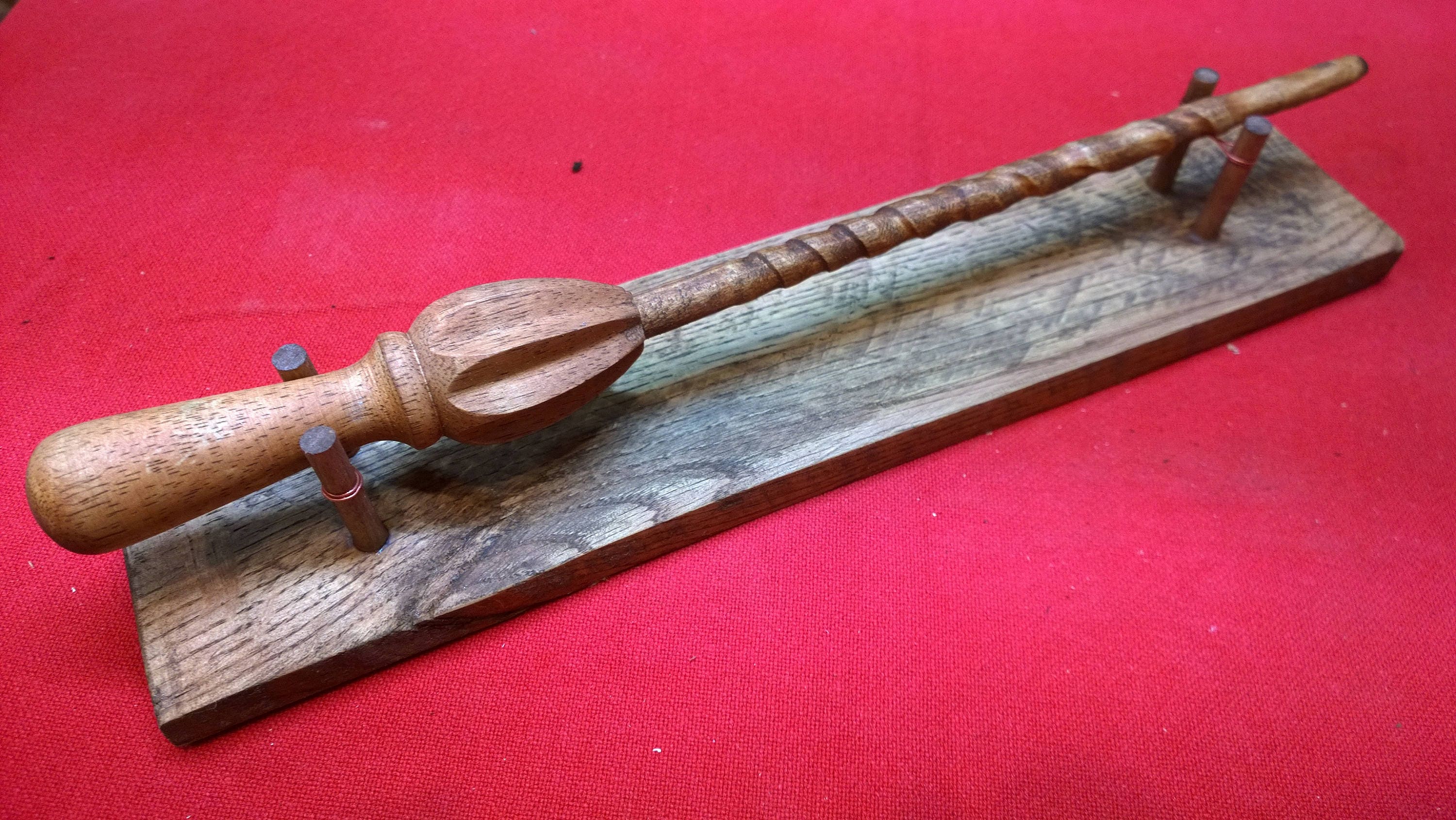 Handmade Medium Brown Pine Wand With Stand - Etsy