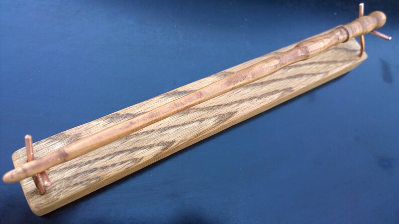 Plain Medium Brown Wand With Stand - Etsy