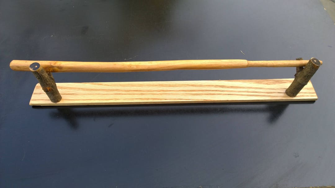Simple Pine Wand With Red Oak Stand - Etsy