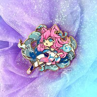 Spirit Blossom Ahri Coloring Page - Etsy