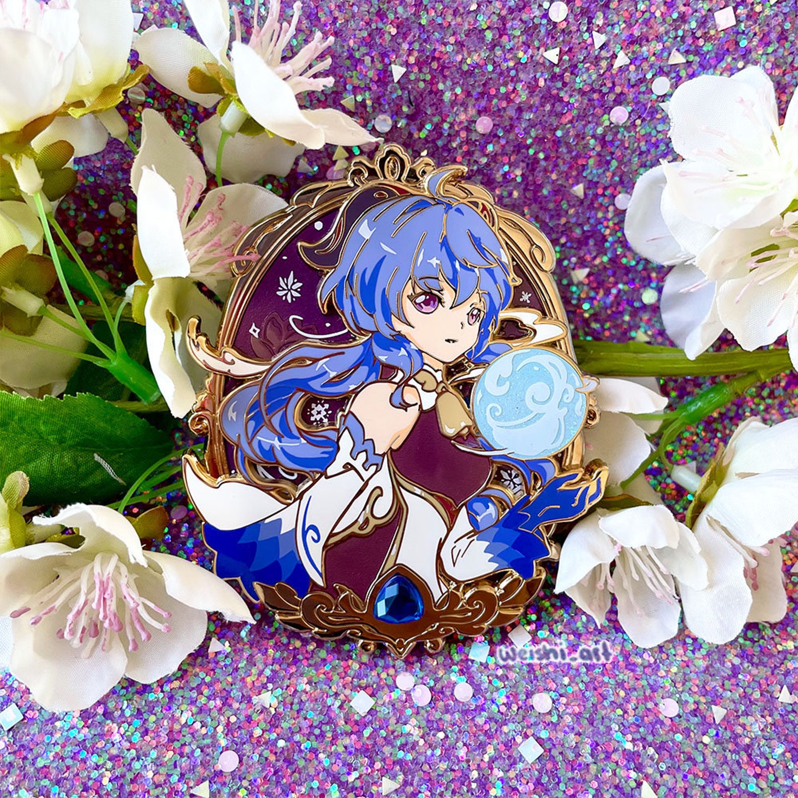 Genshin Impact Ganyu Enamel Pin on Pin - Etsy