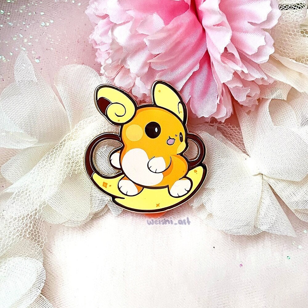 Alolan Raichu Enamel Pin - Etsy