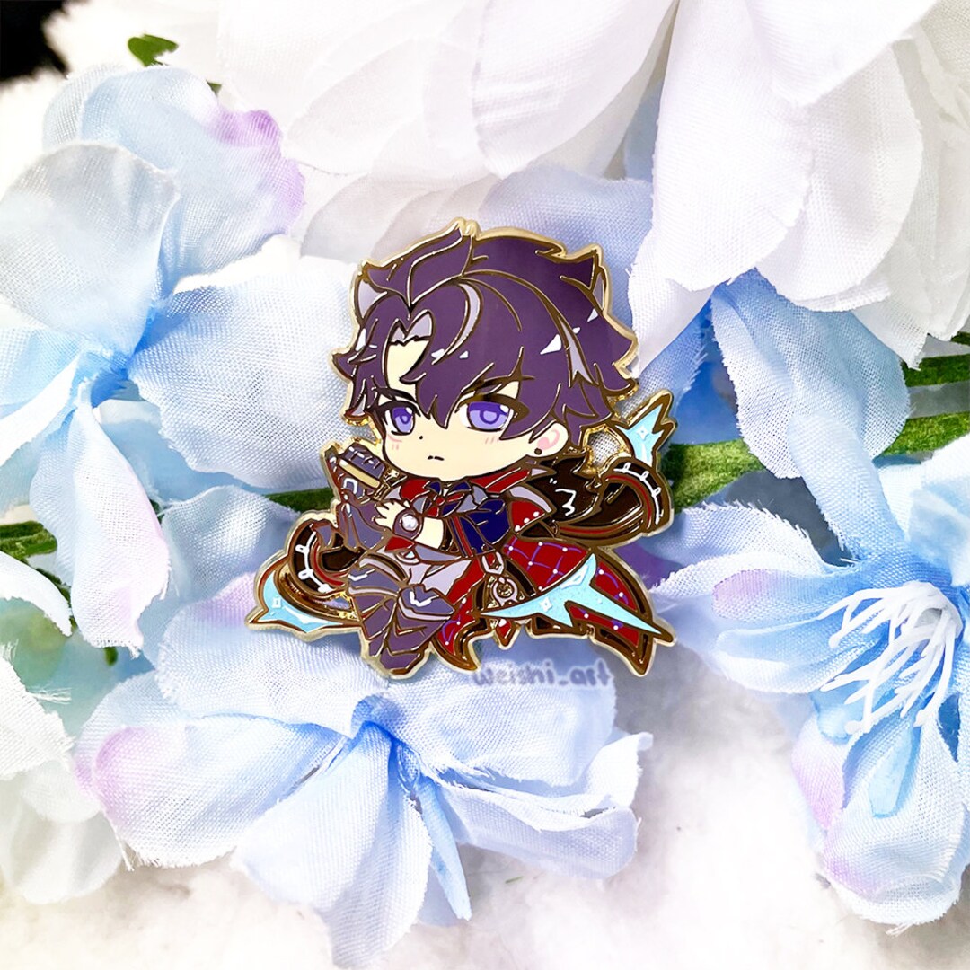 Genshin Impact Wriothesley Enamel Pin - Etsy