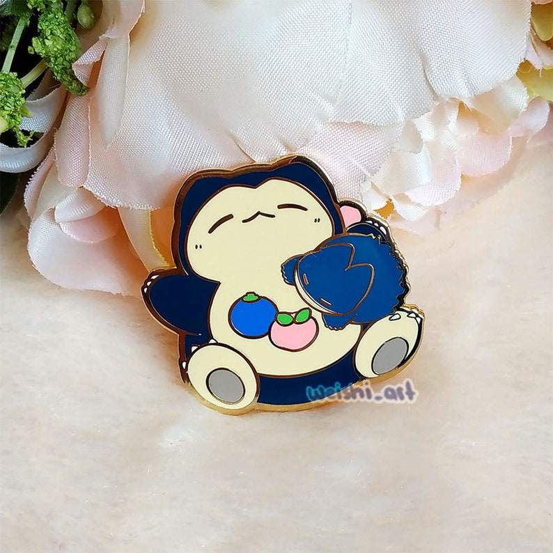 Snorlax Enamel Pin | Etsy