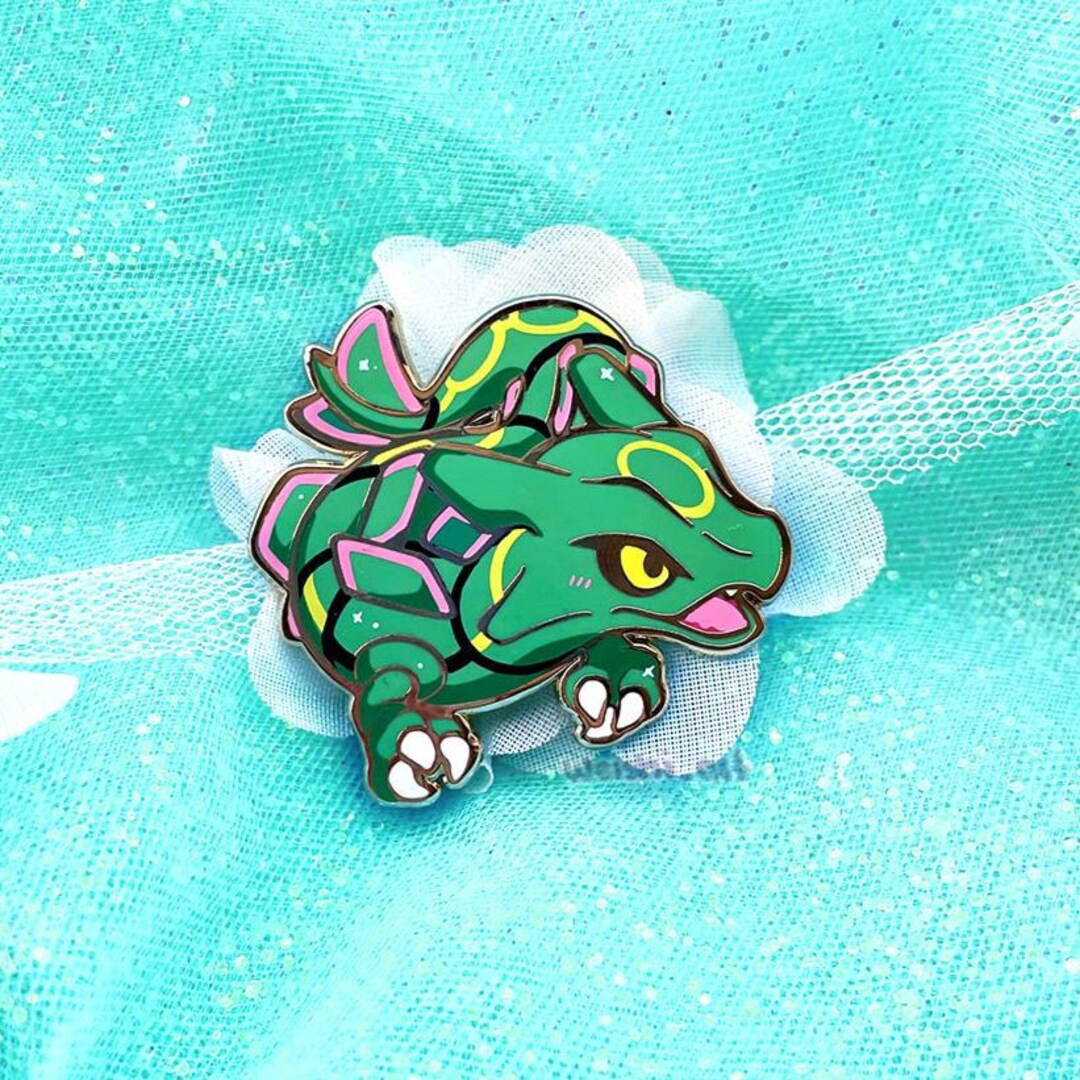 Rayquaza Shiny Enamel Pin - Etsy