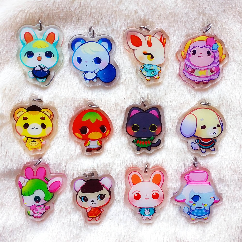 AC Acrylic Charm Shino Ione Sasha Kiki Ruby Chia Marty Ketchup Pekoe ...
