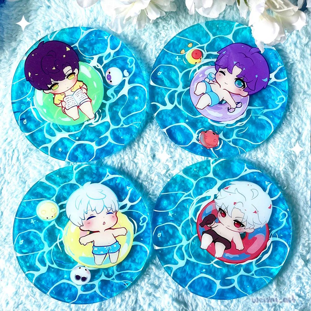 Lad's Zayne Xavier Rafayel Sylus Coaster - Etsy