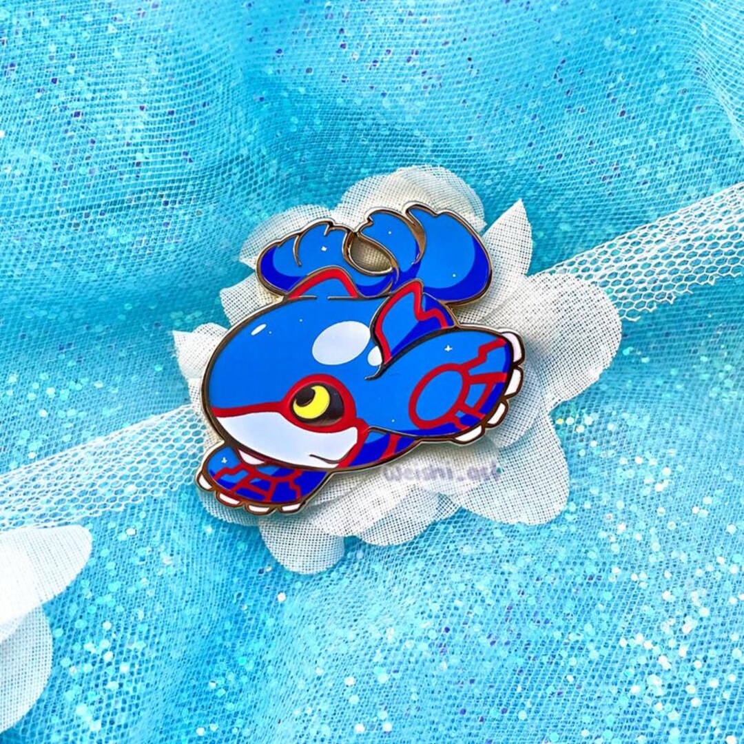 Kyogre Shiny Enamel Pin - Etsy