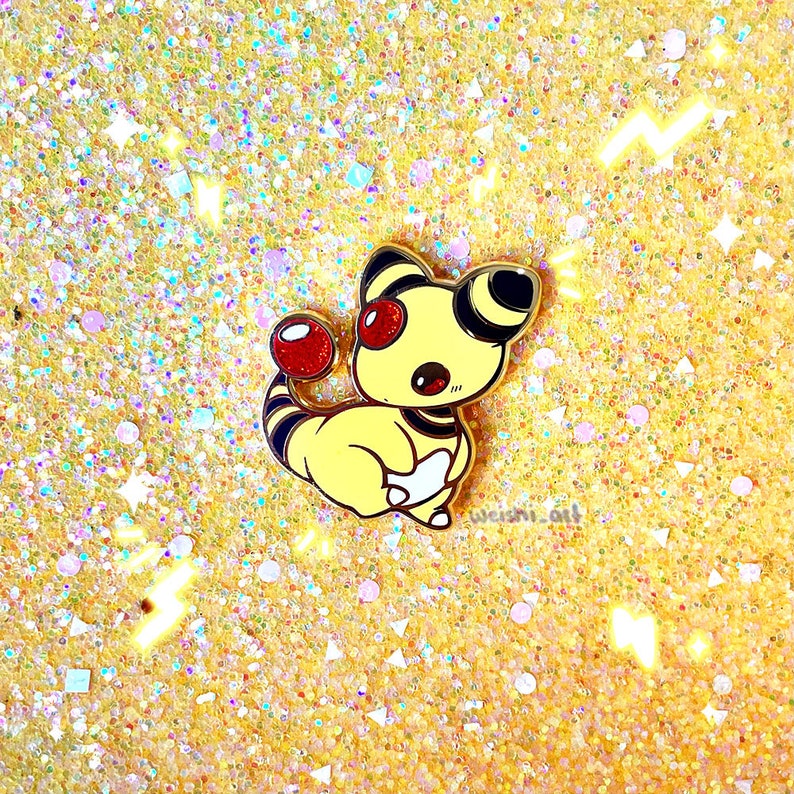 Ampharos Enamel Pin - Etsy