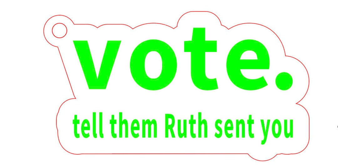 Ruth Sent You Keychain Svg L Feminism L Roe L Vote L Freedom - Etsy