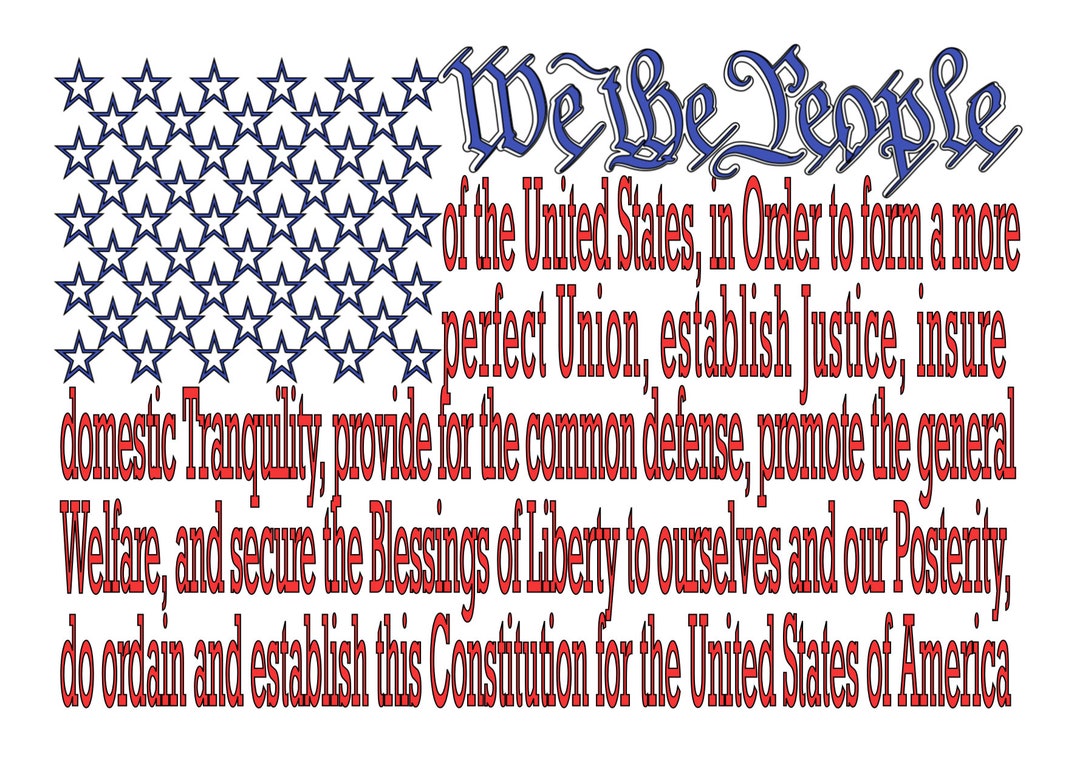 Preamble, Flag, Usa 250, America 250, Svg, Patriotic, 4th of July ...