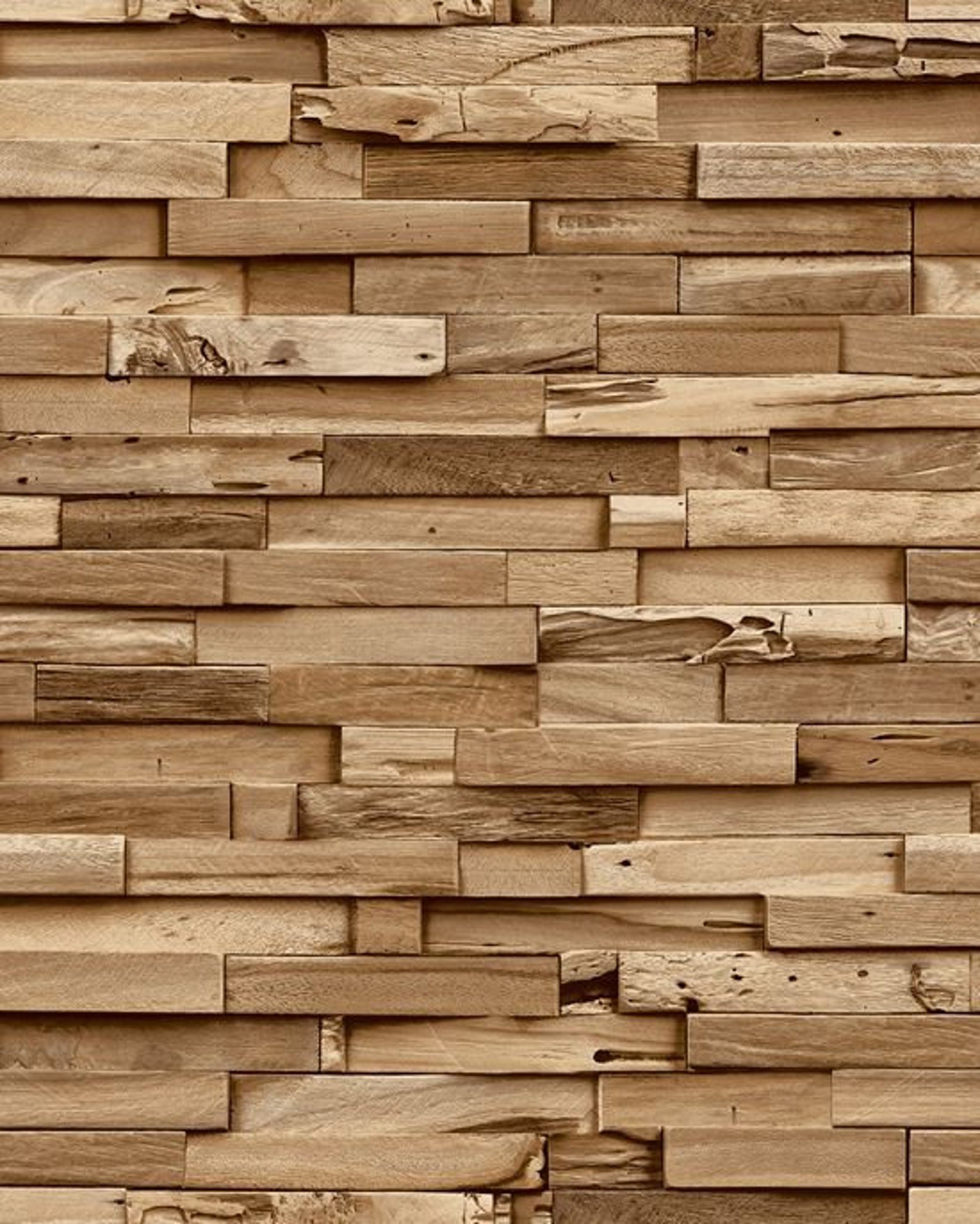 Rustic Wood Look Textured Wallpaper - Etsy