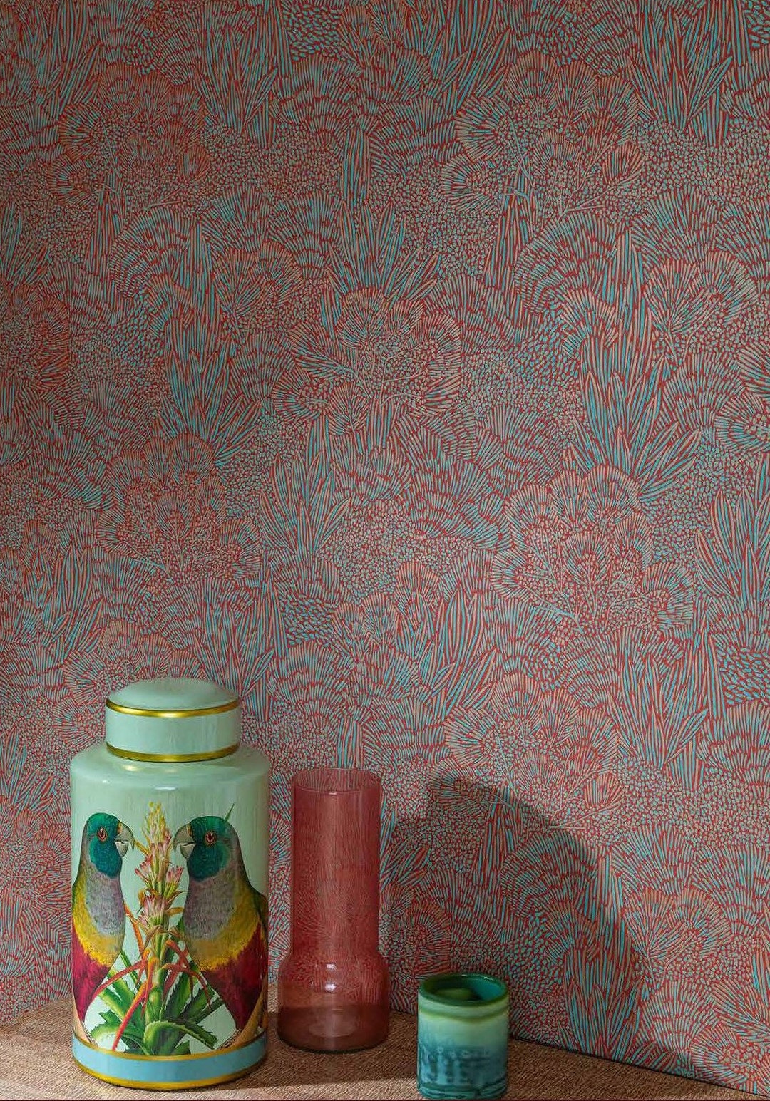 Samba Embossed Leaves and Trees Textured Double Roll Wallpaper 57 Sq ...