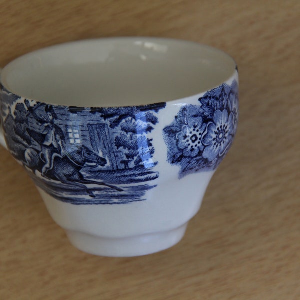 Liberty Blue Historical Colonial Scenes - Etsy