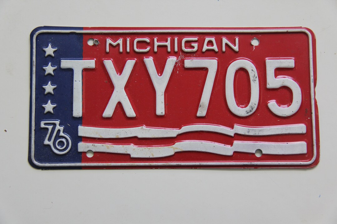 Used License Plate From MICHIGAN - Authentic - Choose One or More - Etsy