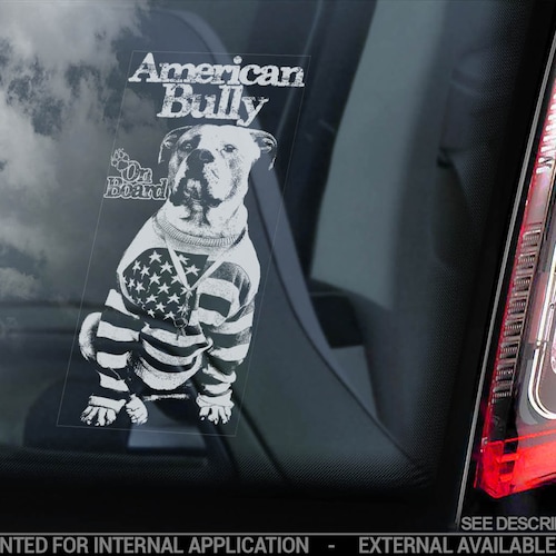 American Bully Vinyl Decal Sticker - Etsy