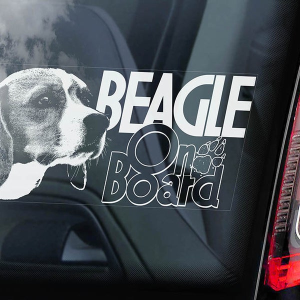 Beagle Window Decal - Etsy