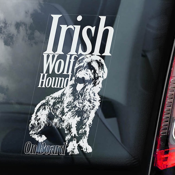 Wolfhound Decal - Etsy