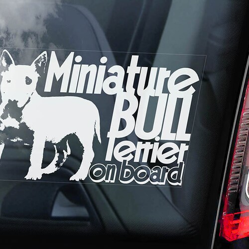 Bull Terrier K Lines Dog Car Window Decal Sticker - Etsy