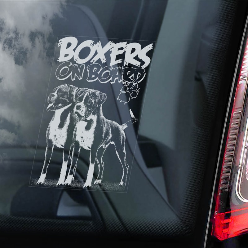 Boxer Sticker - Etsy